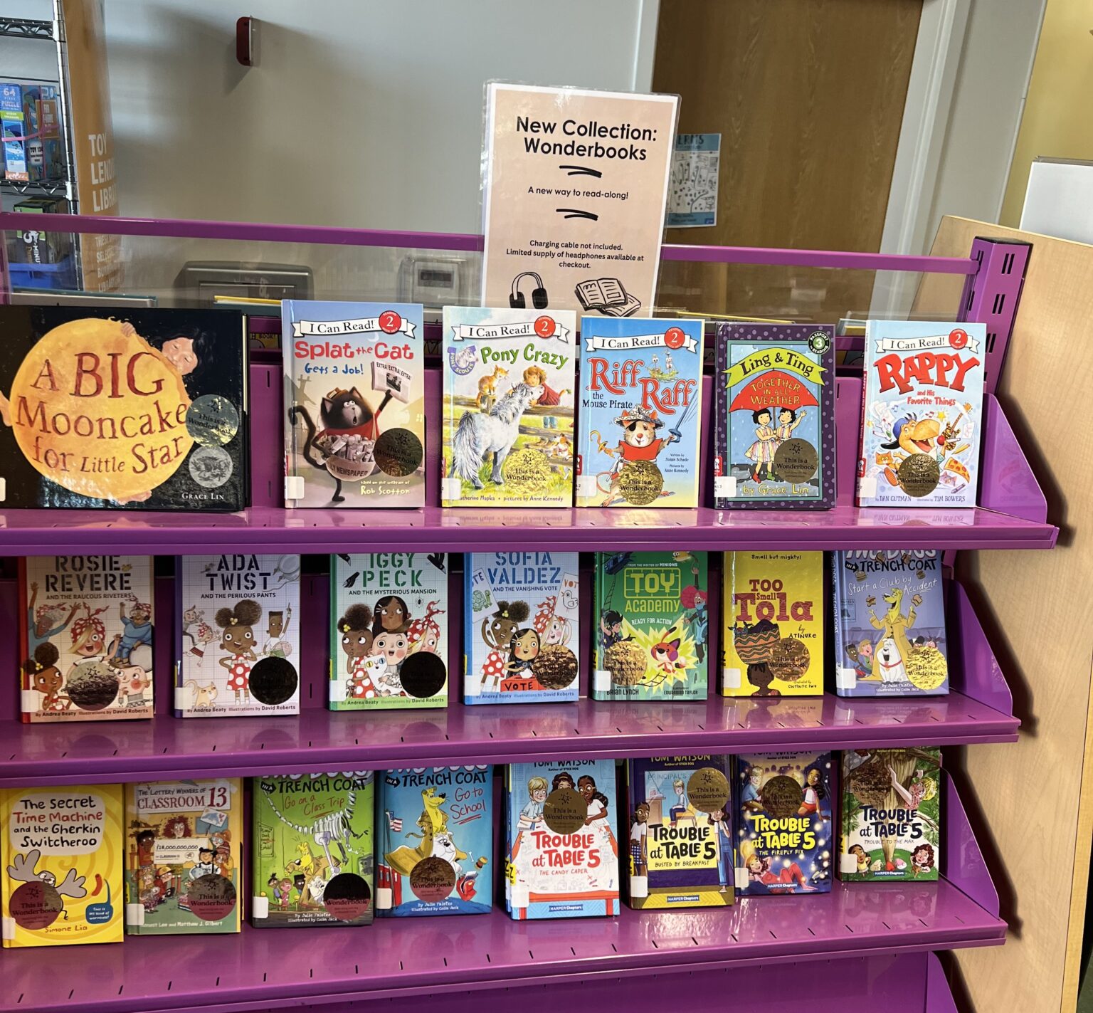 Library adds Wonderbooks to children’s collection – James V. Brown Library